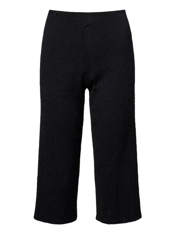 THE ROW Omero Silk Culottes - Black