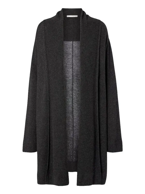 THE ROW Ovaan Cashmere Cardigan - Grey
