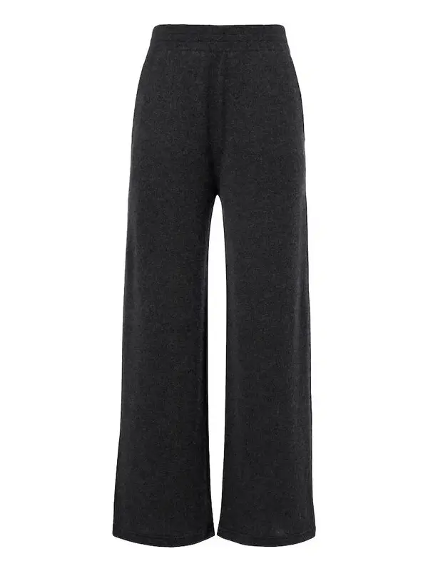 THE ROW Orpin Cashmere Wide-leg Pants - Grey