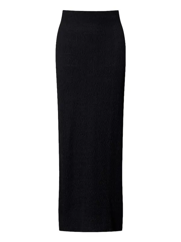 THE ROW Oboe Silk Maxi Skirt - Black