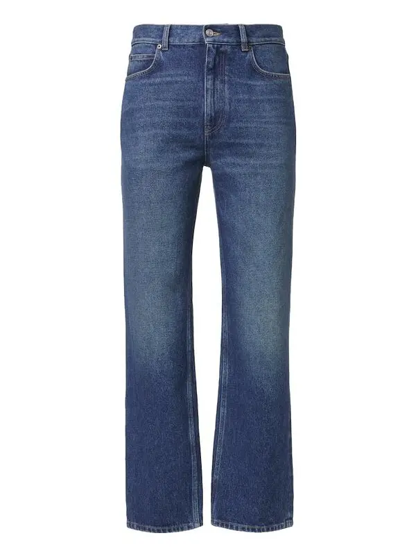 THE ROW Vanya Faded Wide-leg Jeans - Blue