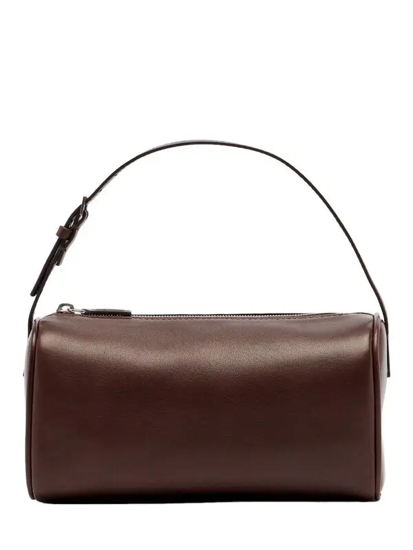 THE ROW 90s Leather Top-handle Bag - Brown