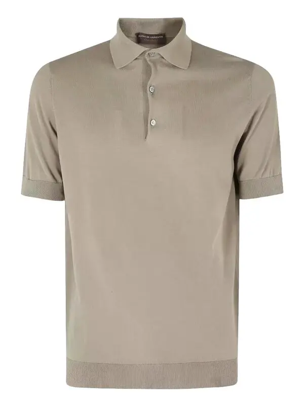 FILIPPO DE LAURENTIIS Short-sleeve Polo Shirt - Brown