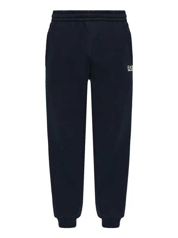 EA7 Sweatpants With Logo - Navy Blue
