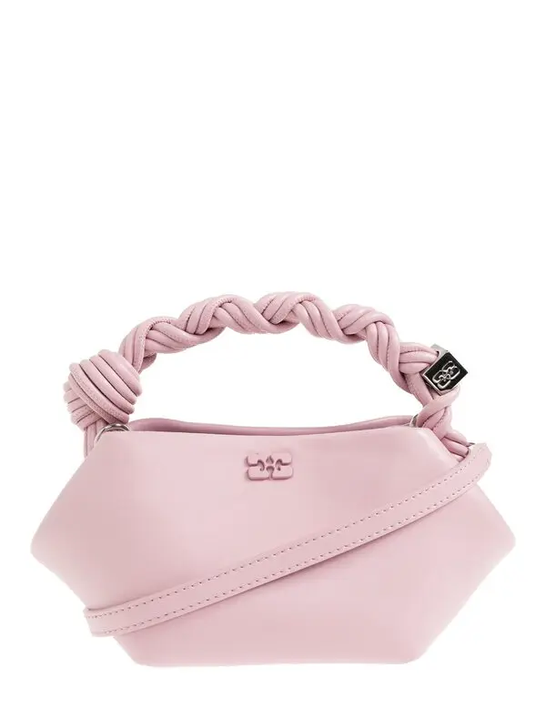 GANNI Eco Leather Geometric Bag - Pink