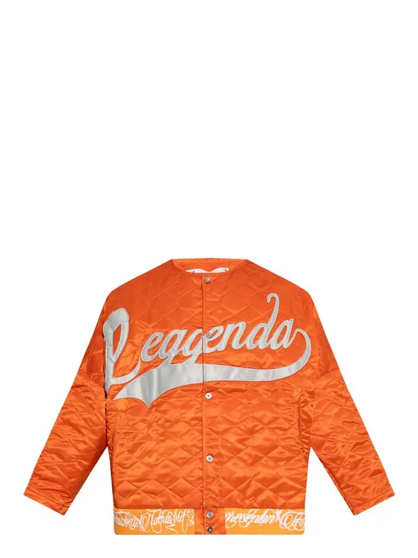 PDF Quilted Jacket - Orange