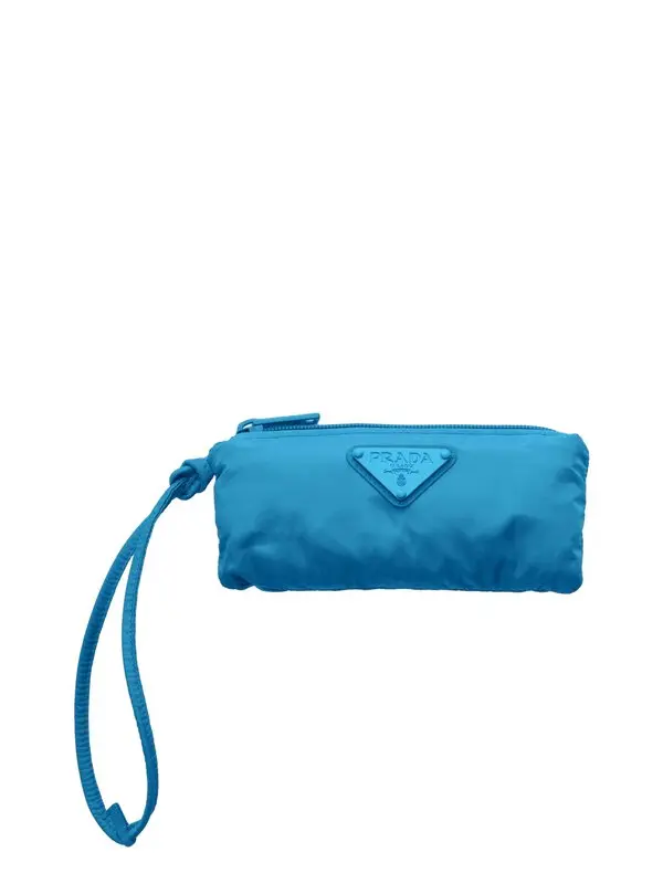 Prada Re-nylon Foldable Pouch - Light Blue