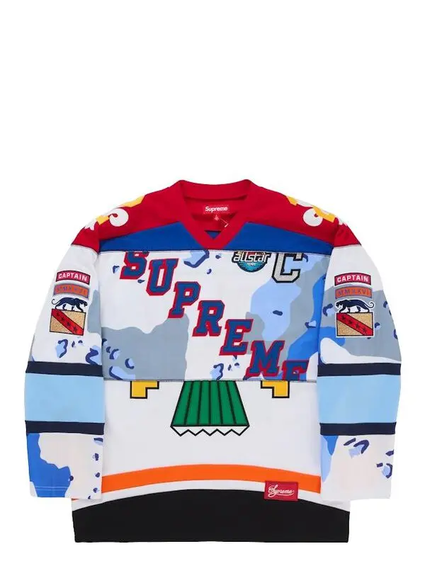 Supreme Paneled Hockey Jersey - White