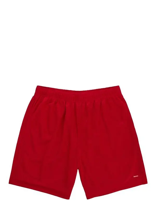 Supreme Small Box Baggy Mesh Short - Red