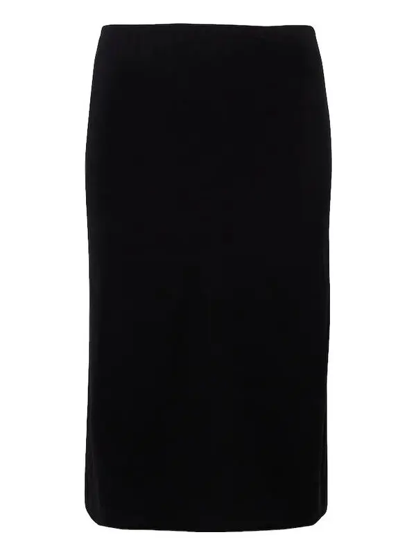THE ROW Ivera Silk-blend Chiffon Slip Skirt - Black