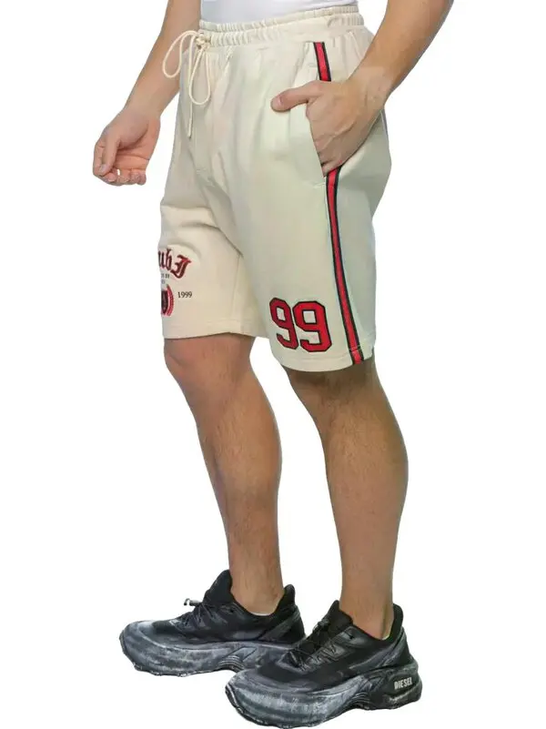 Ksubi 99 Kball Short Desert Logo Patch Shorts - Neutrals