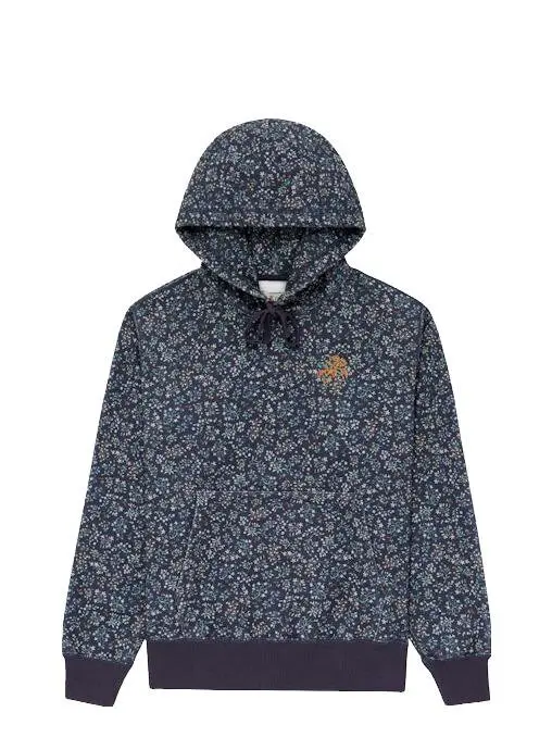Aimé Leon Dore Floral Print Hoodie - Blue