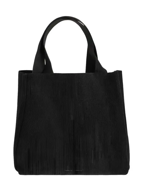 SAMSOE SAMSOE Samira Ribbed-knit Shoulder Bag - Black