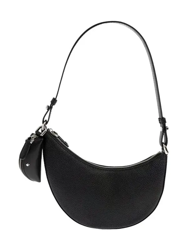 Kate Spade New York Pebbled Leather Crescent Shoulder Bag - Black