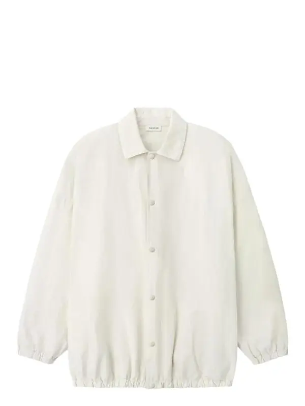Fear Of God Garment-dyed Cotton-poplin Jacket - White