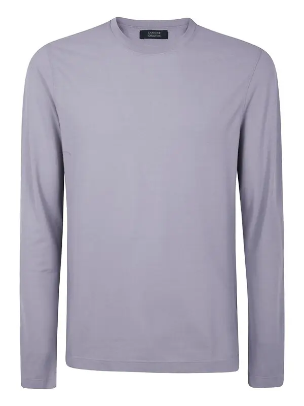 ZANONE Long Sleeves Classic T-shirt - Gray