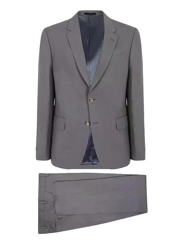 Paul Smith Yhe Soho Single-breasted Notched-lapel Suit - Grey
