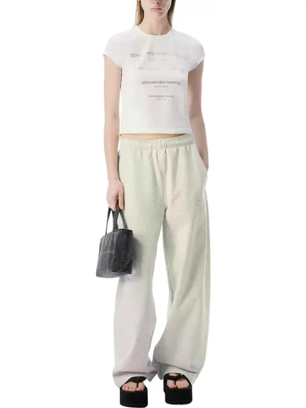 Alexander Wang Hotfix Logo T-shirt - White