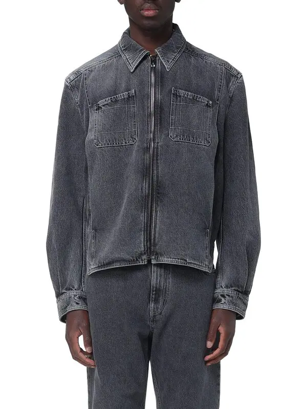 FERRARI Denim Shirt Jacket - Grey