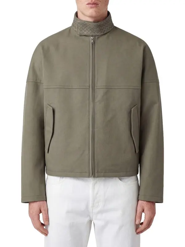 Bottega Veneta Zip-up Jacket - Grey