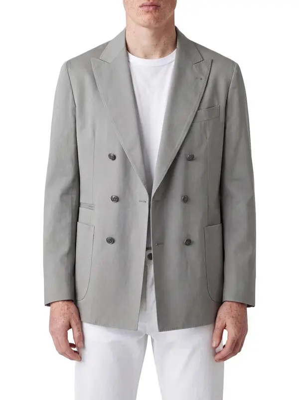 Brunello Cucinelli Double Breasted Blazer - Kaki