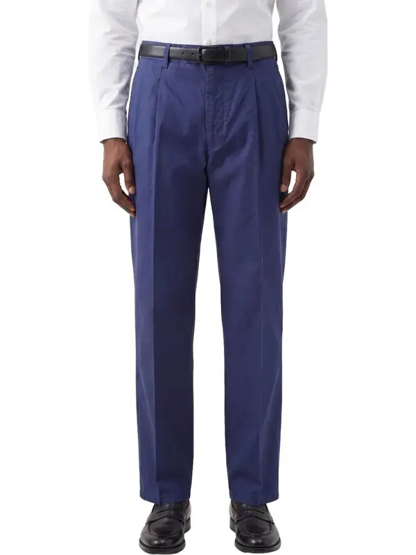 Aspesi Cotton Chino Trousers - Blue