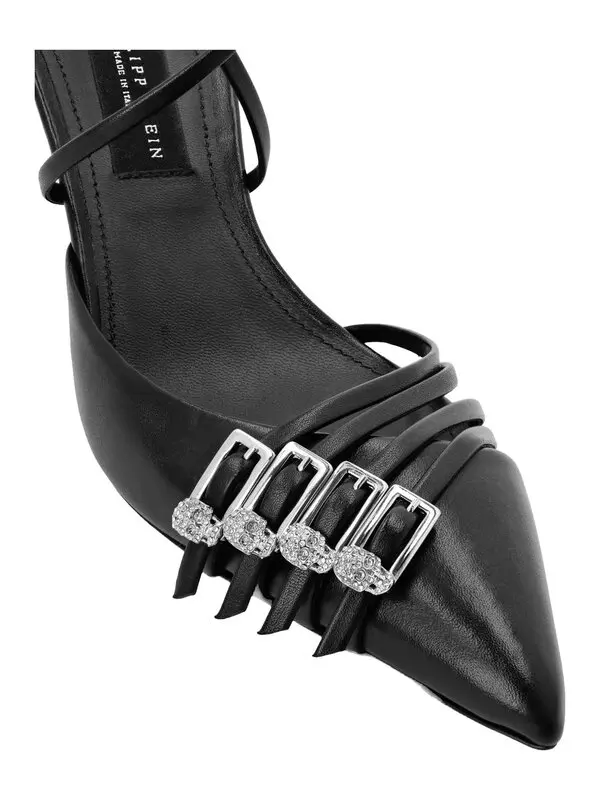Philipp Plein Embellished Stiletto Pumps - Black
