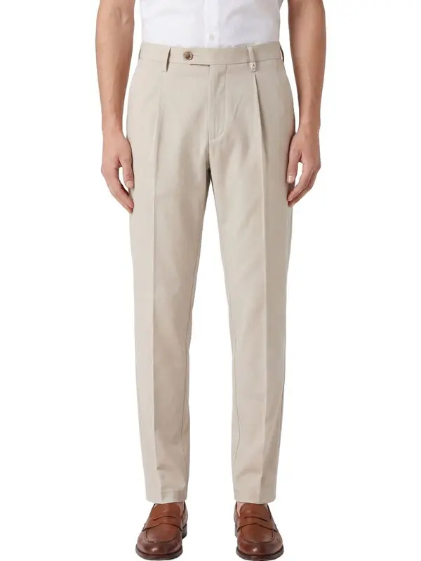 MYTHS Tailored Trousers - Brown