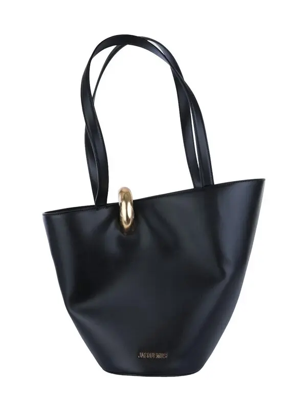 Jacquemus Bambola Leather Shoulder Bag - Black