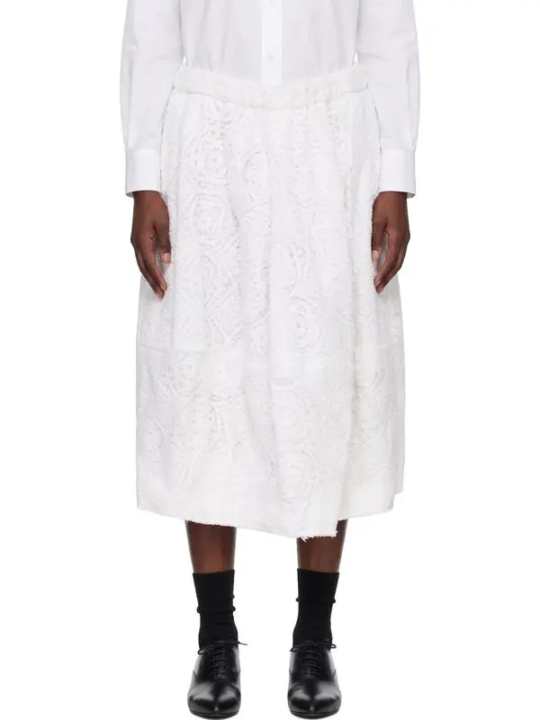Comme Des Garçons Lace Skirt - Black