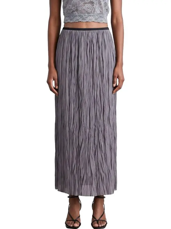 ROBERTO COLLINA Maxi Skirt - Grey