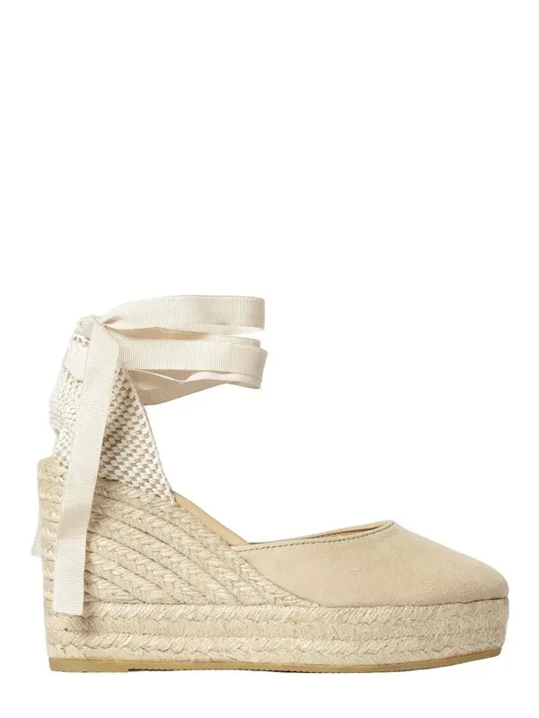 Manebí Espadrille Wedges - Beige