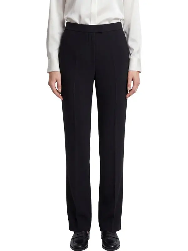 Valentino Garavani Tailored Stretch Crêpe Trousers - Black