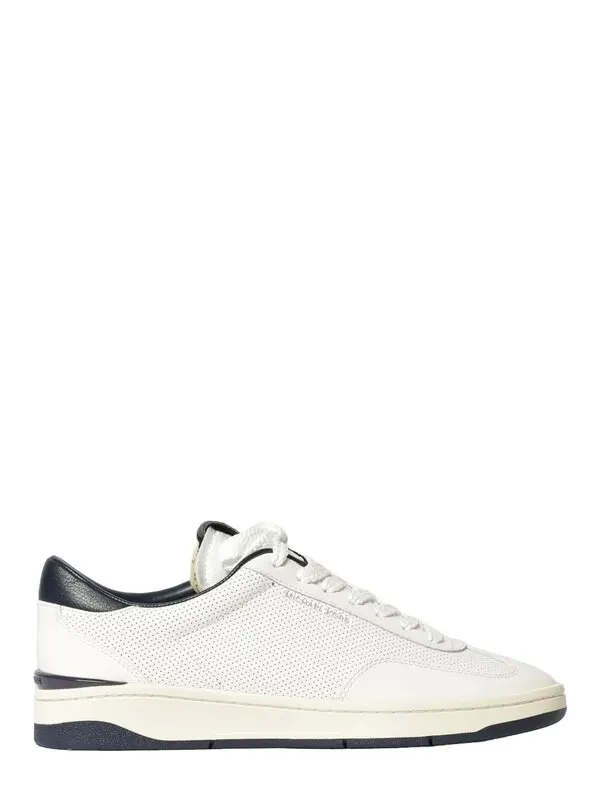 Michael Kors Perforated Leather Sneakers - White