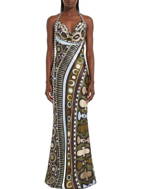 Emilio Pucci Maxi Dress - Kaki