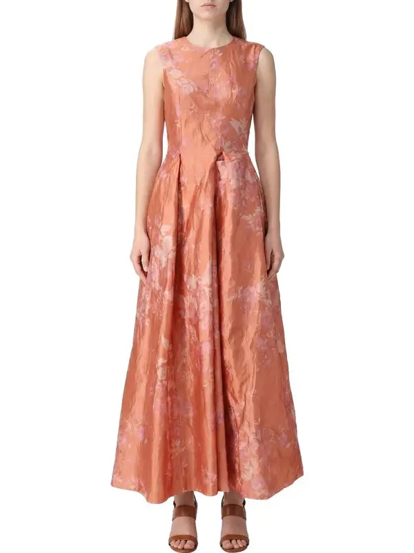 Erdem Sleeveless Floral-print Satin Evening Gown - Multicolor