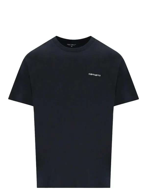 Carhartt Work In Progress Script Embroidery T-shirt - Blue