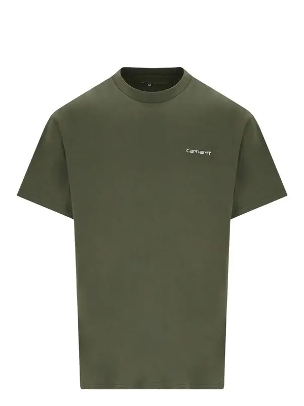 Carhartt Work In Progress Script Embroidery T-shirt - Green