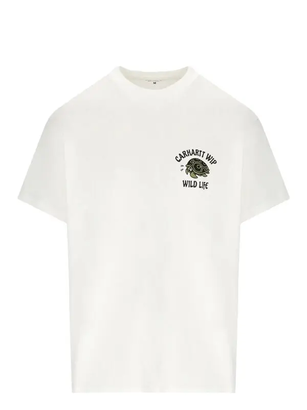 Carhartt Work In Progress Short Sleeve Wild Life T-shirt - White