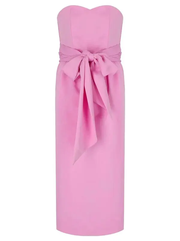 Essentiel Antwerp Juror Wrap Midi Dress - Red