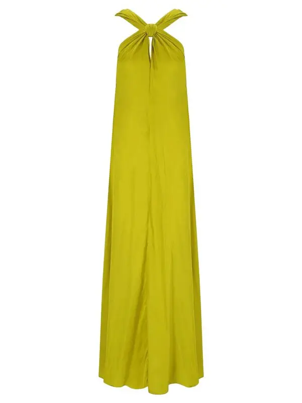 Essentiel Antwerp Halterneck Maxi Dress - Green