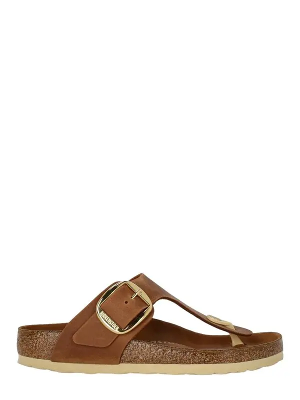 BIRKENSTOCK Gizeh Big Buckle Thong Sandal - Brown