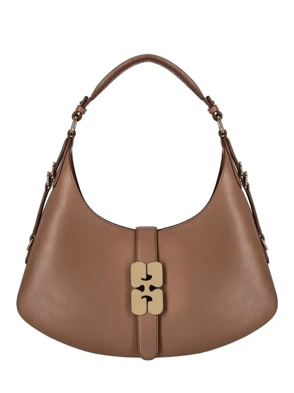 GANNI Kat Small Coca Mocha Shoulder Bag - Brown