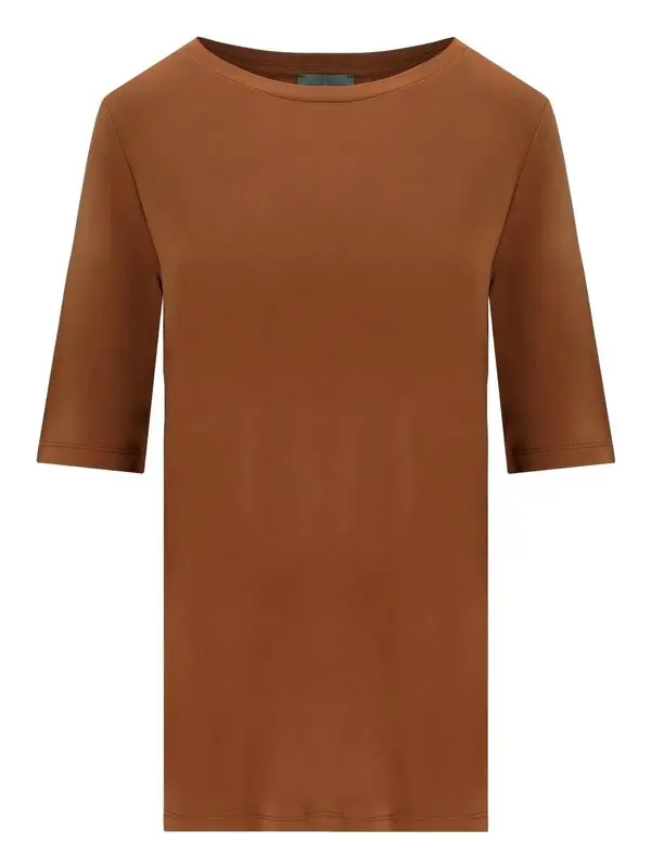 Max Mara Mirto Viscose Top - Orange