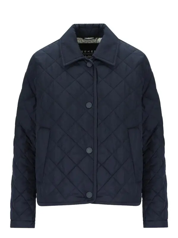 Max Mara Gelo Quilted Padded Jacket - Blue