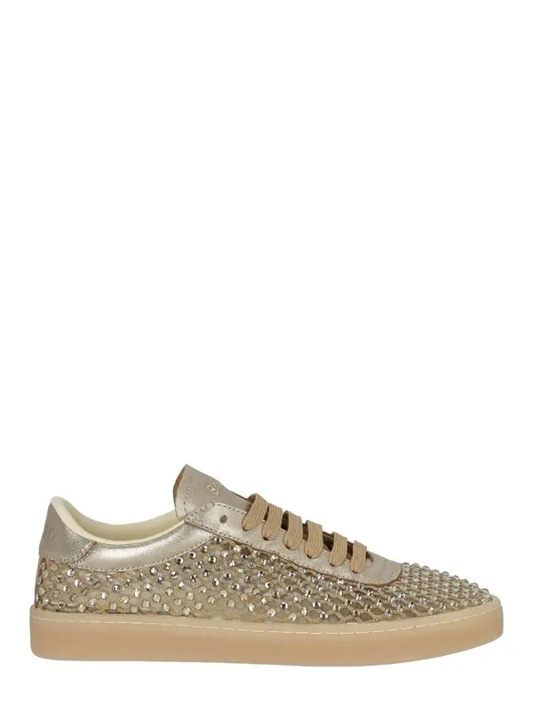 BACK 70 Strass Big Smart Sneakers With -tone Rhinestones - Gold