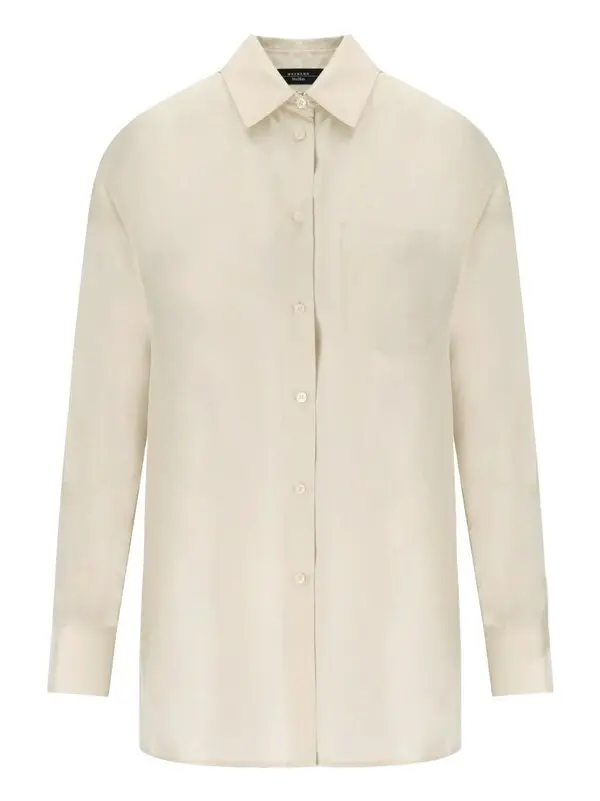 Max Mara Ebbri Silk Shirt - Ivory