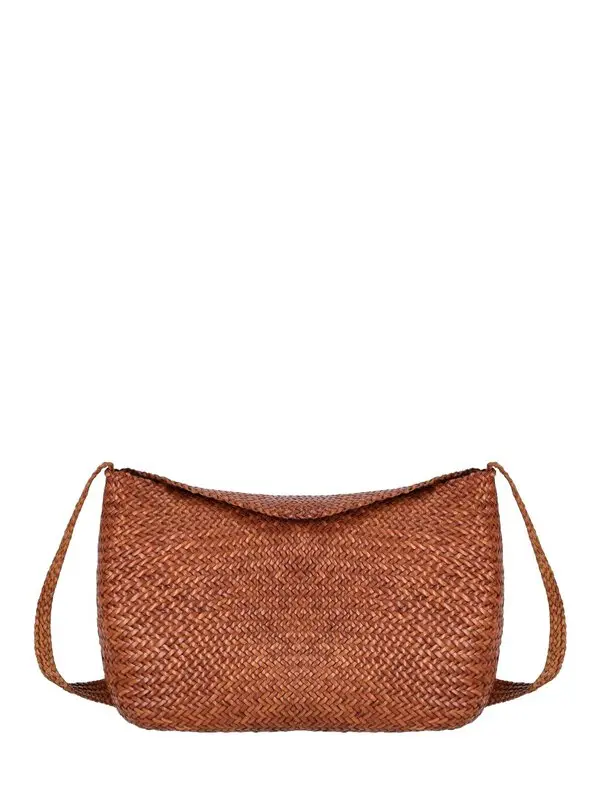 Dragon Diffusion Santa Marta Woven Crossbody Bag - Tan