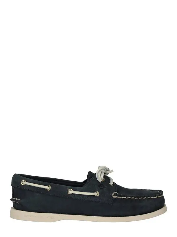Sperry Navy Leather Loafer - Blue