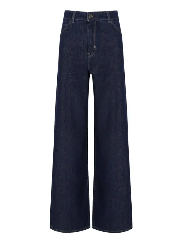 Max Mara Vega Wide-leg Jeans - Blue